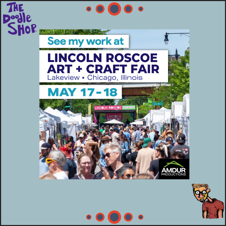 Lincoln Roscoe Art and Craft Fair – The Doodle Shop